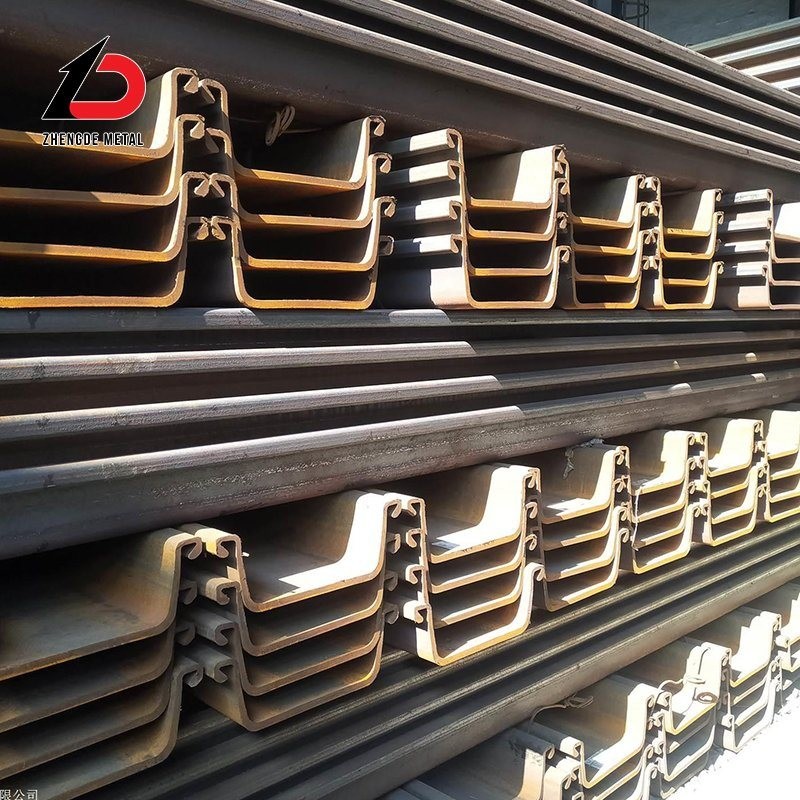 Cold Rolled Steel Sheet Pile Section U Type Sheet Piles Easy Welding